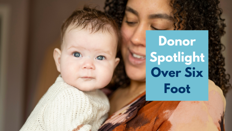 Tall donors over 6 foot